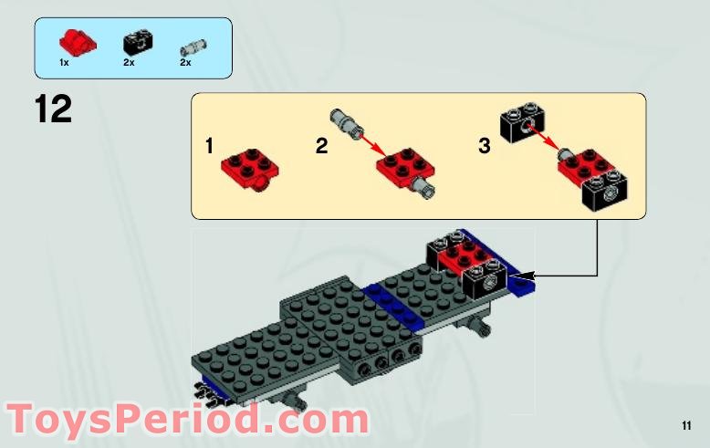 LEGO 6867 Loki's Cosmic Cube Escape Instructions and Parts List
