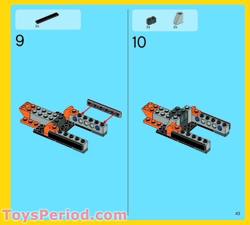 LEGO 7291 Street Rebel Instructions and Parts List