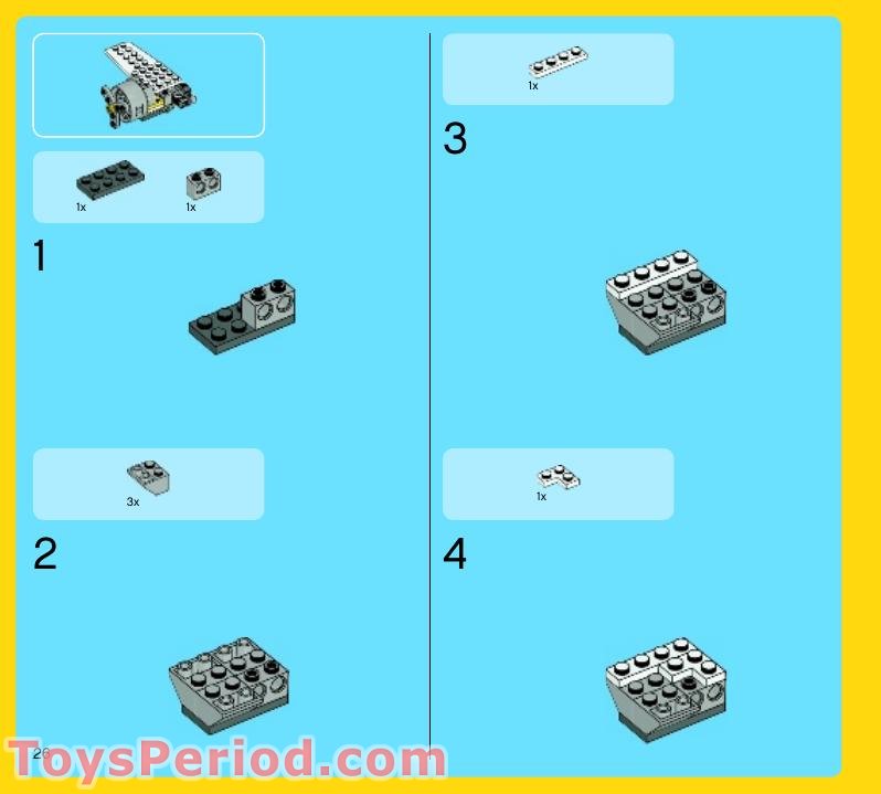 LEGO 7292 Propeller Adventures Instructions and Parts List