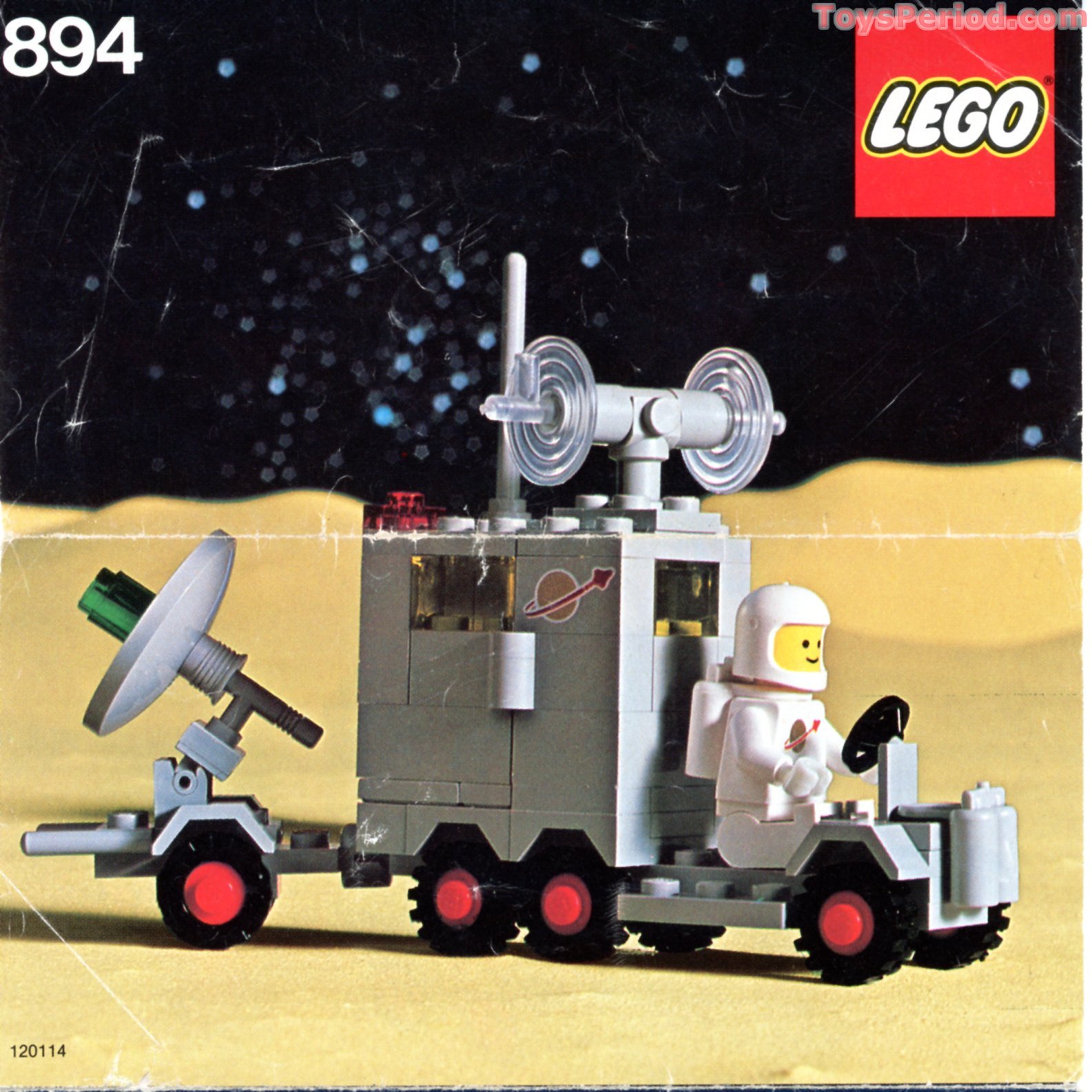 LEGO 894 Mobile Tracking Station, Non-US Version of 452 Instructions ...