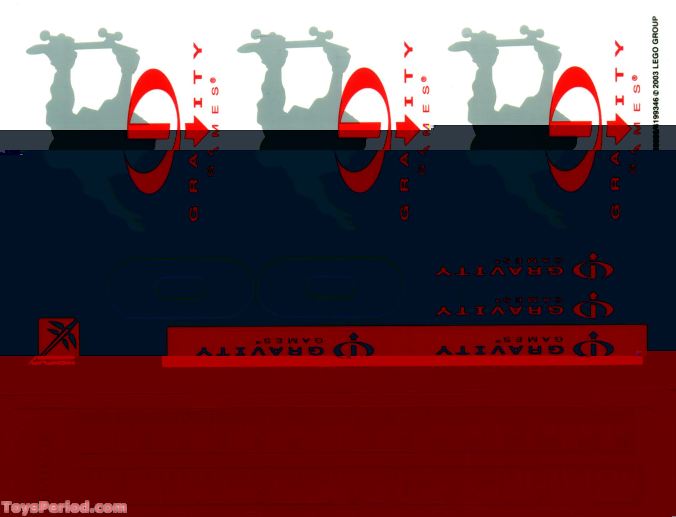 LEGO 3537 Skateboard Vert Park Challenge Instructions and Parts List