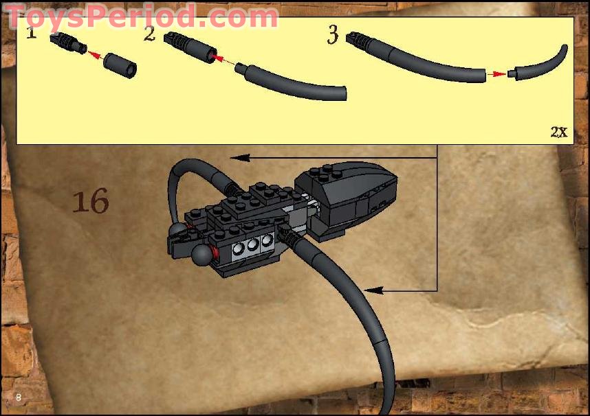 LEGO 4727 Aragog in the Dark Forest Instructions and Parts List