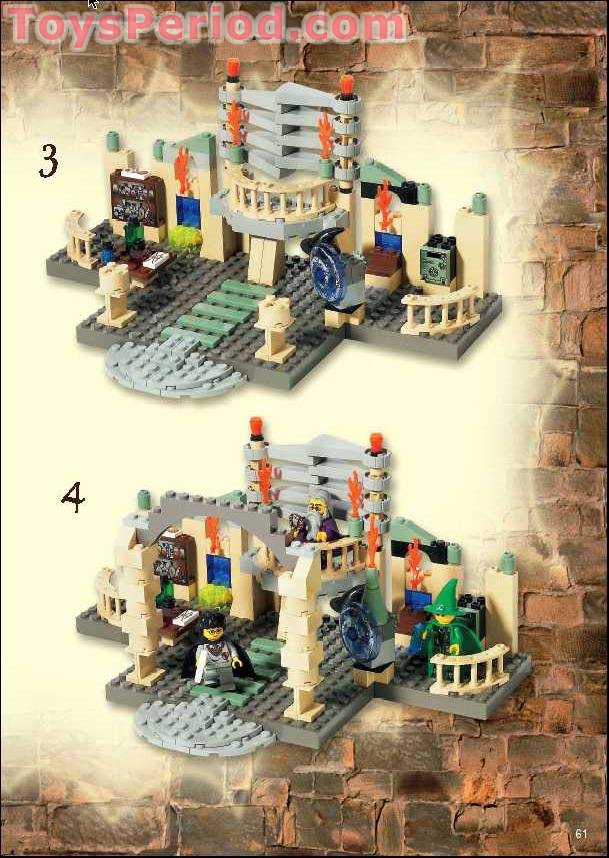 LEGO 4729 Dumbledore's Office Instructions and Parts List