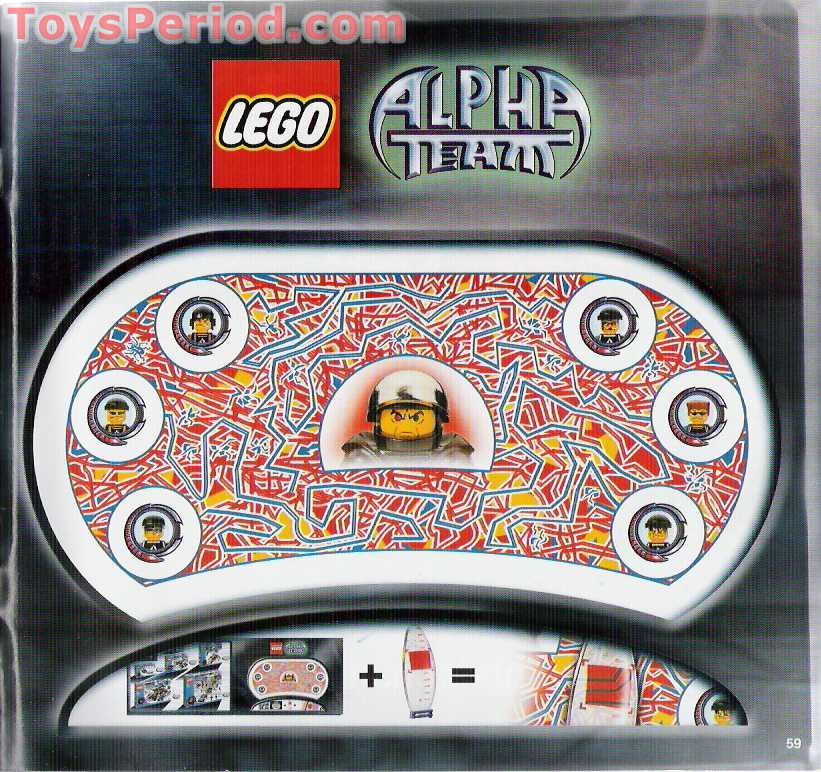 LEGO 4745 Blue Eagle vs. Snow Crawler Instructions and Parts List