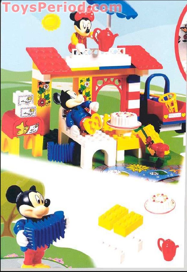 LEGO 4165 Minnie's Birthday Party Instructions and Parts List