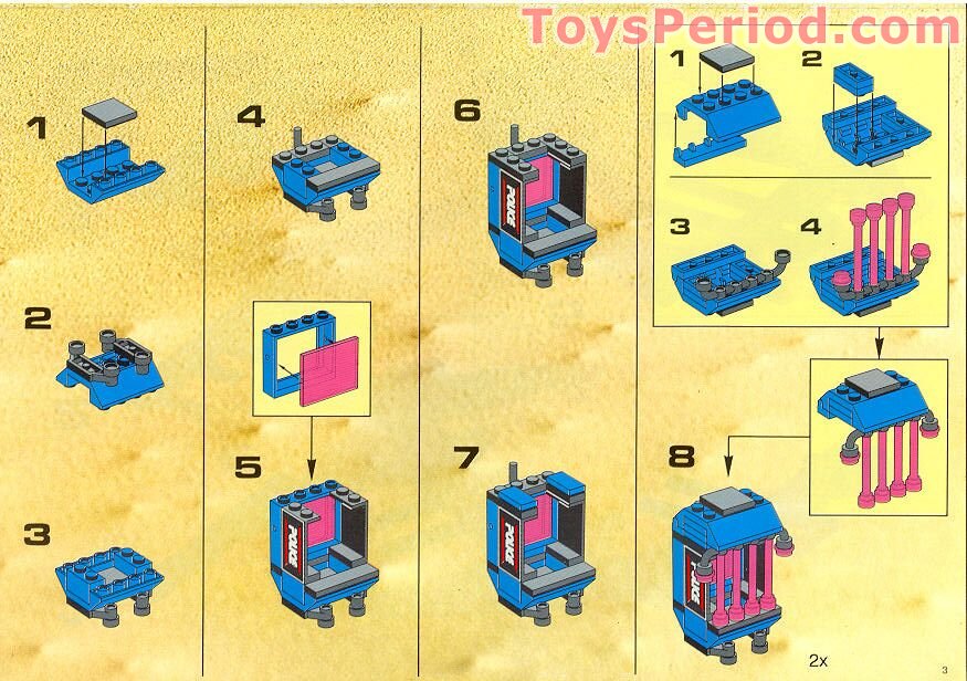 LEGO 6986 Mission Commander Instructions and Parts List