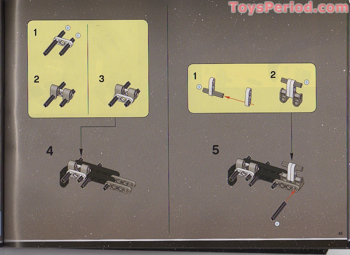 LEGO 6211 Imperial Star Destroyer Instructions and Parts List