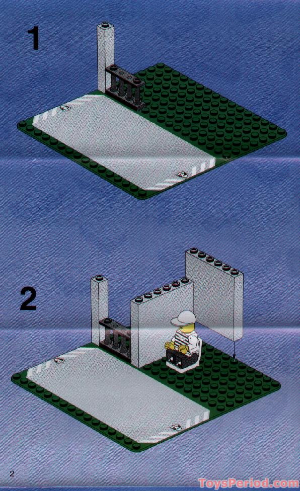 LEGO 6332 Command Post Central Instructions and Parts List