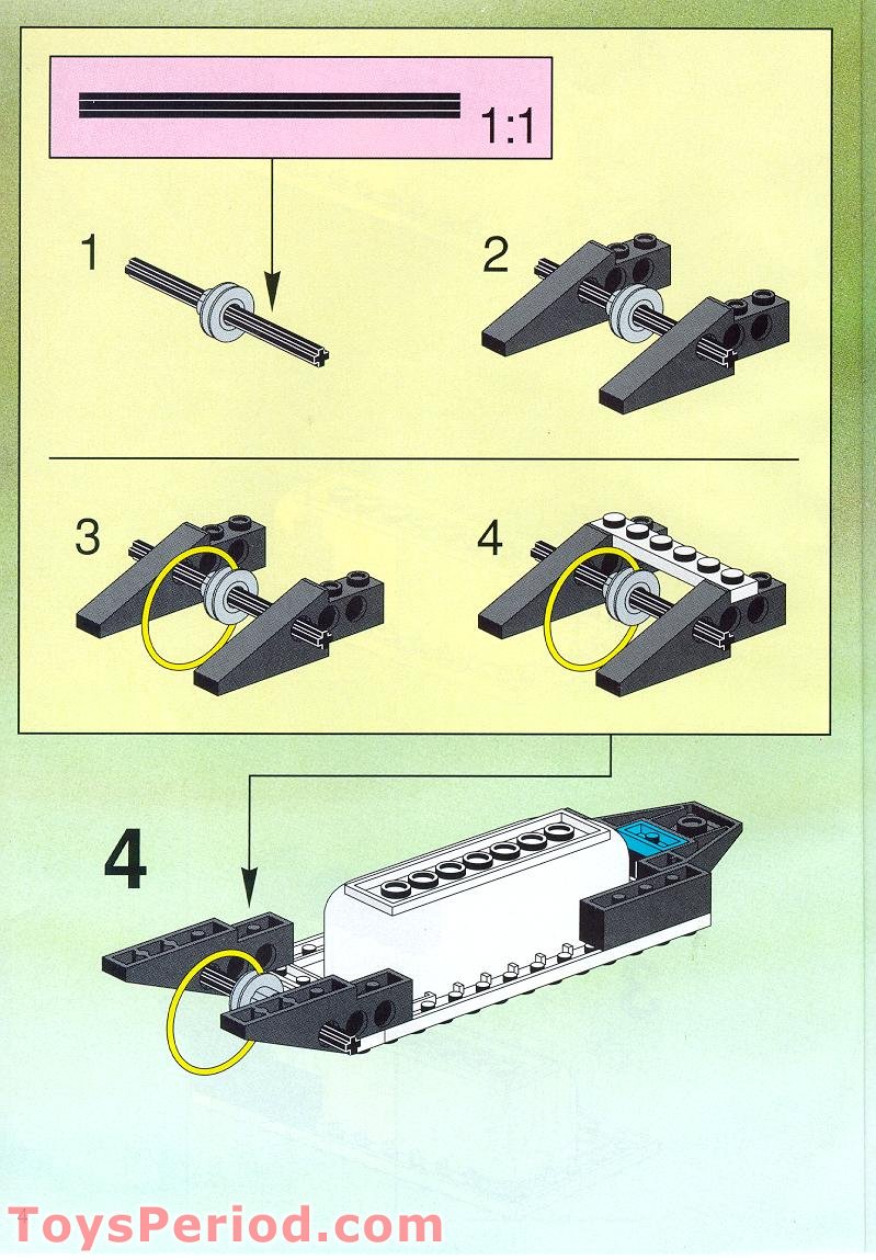 LEGO 6496 Whirling Time Warper Instructions and Parts List