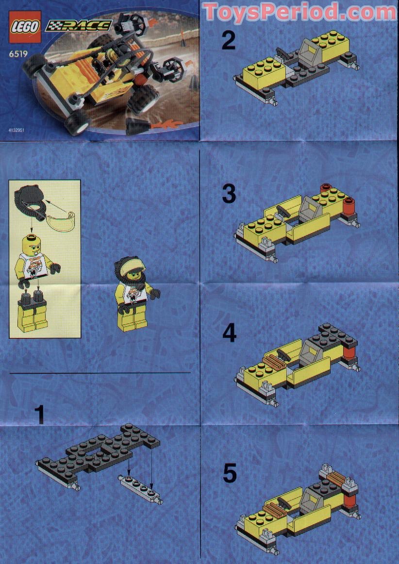 LEGO 6519 Turbo Tiger Instructions and Parts List