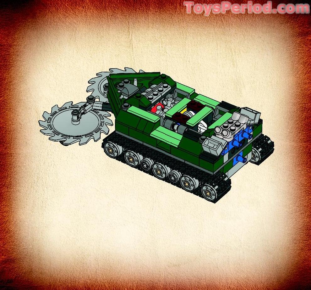 LEGO 7626 Jungle Cutter Instructions and Parts List