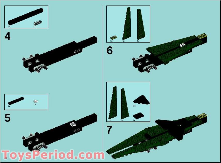 LEGO 7707 Striking Venom Instructions and Parts List