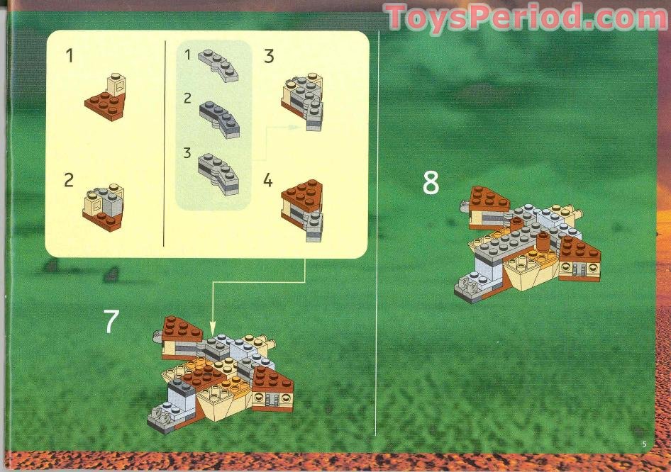 LEGO 7316 Excavation Searcher Instructions and Parts List