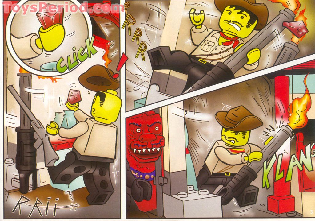 LEGO 7413 Passage of Jun-Chi Instructions and Parts List