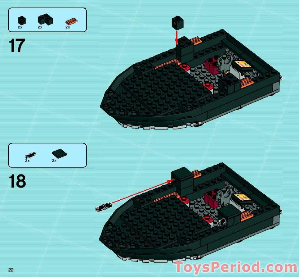 LEGO 8636 Mission 7: Deep Sea Quest Instructions and Parts List