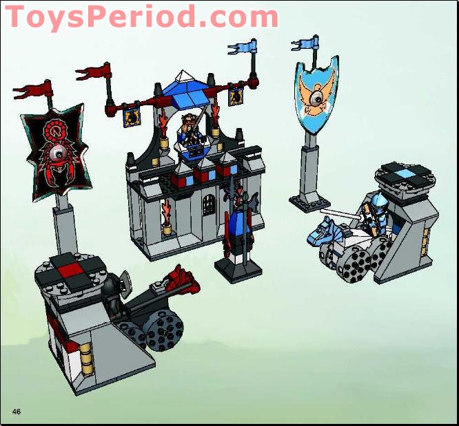 LEGO 8779 The Grand Tournament Instructions and Parts List