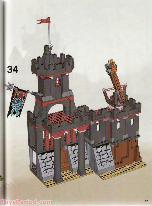 LEGO 8877 Vladek's Dark Fortress Instructions and Parts List