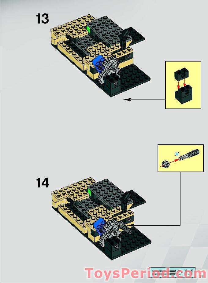 LEGO 8135 Bridge Chase Instructions and Parts List