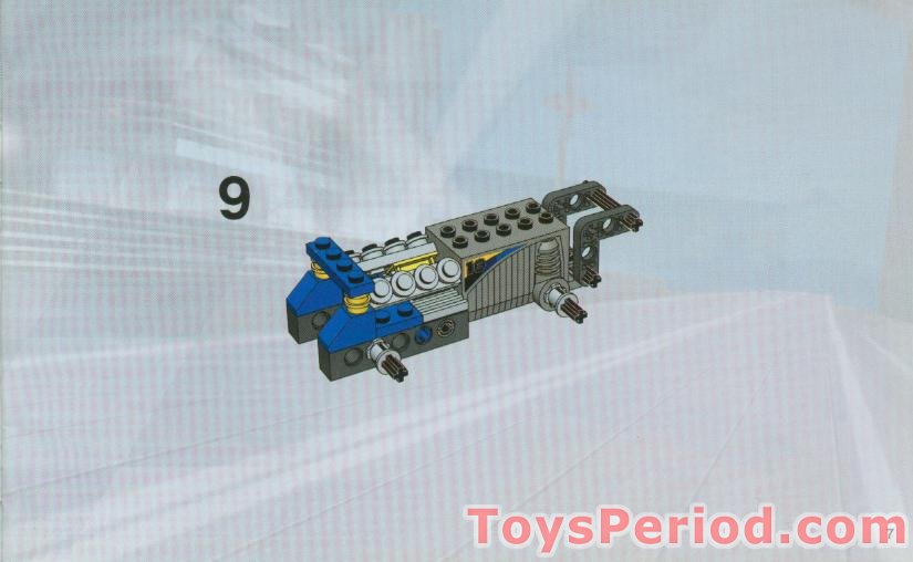 LEGO 8383 Nitro Terminator Instructions and Parts List