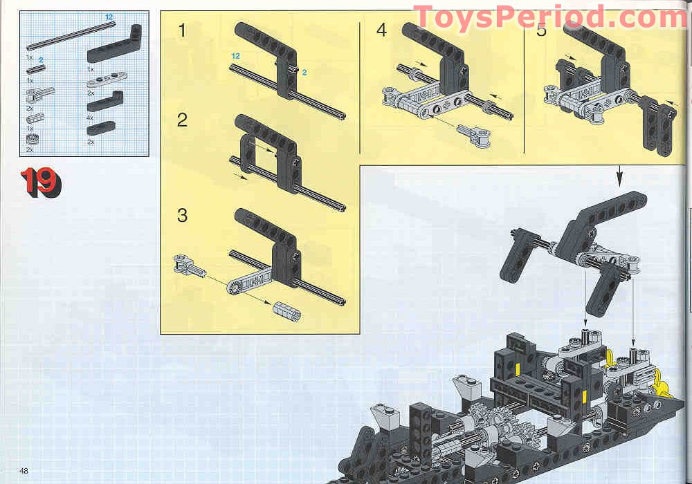 LEGO 8425 Black Hawk Instructions and Parts List