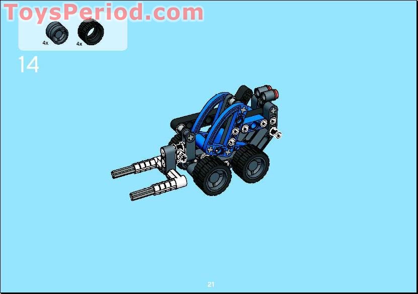 LEGO 8433 Cool Movers Instructions and Parts List