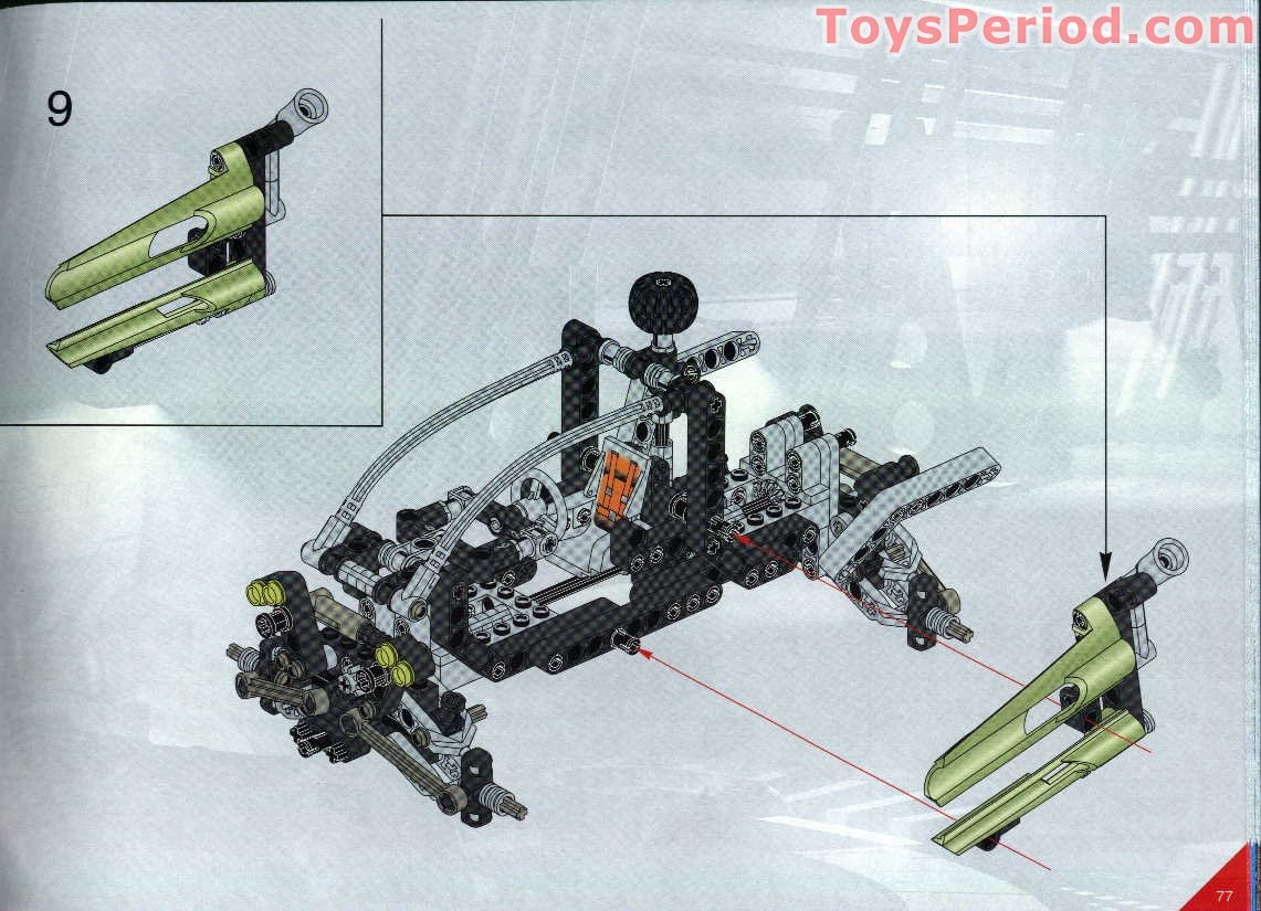 LEGO 8465 Extreme Off-Roader Instructions and Parts List