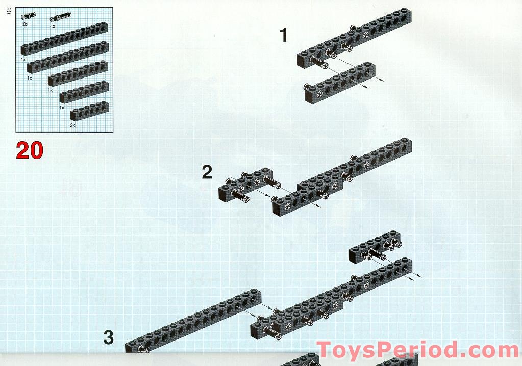 LEGO 8462 Tow Truck Instructions and Parts List