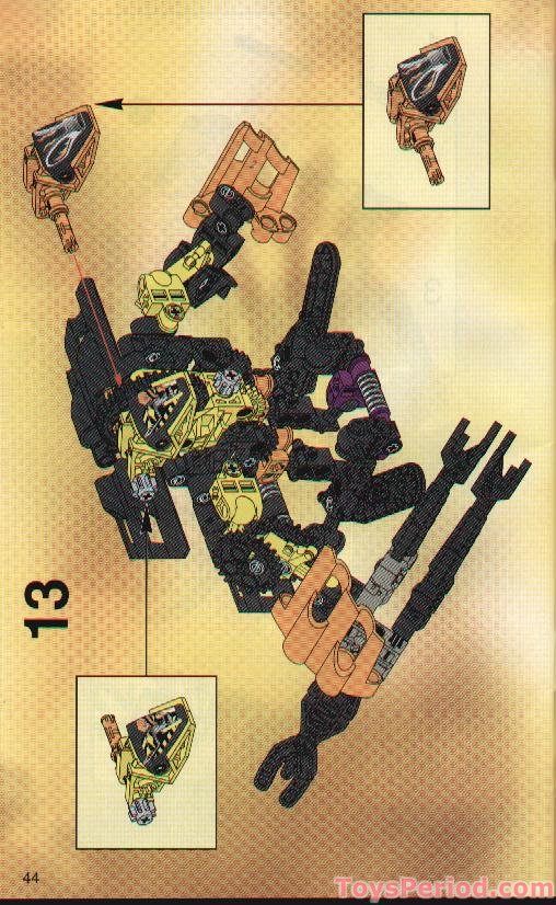 LEGO 8523 Blaster Slizer Instructions and Parts List