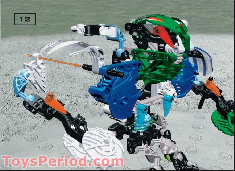 LEGO 8565 Kohrak Instructions and Parts List