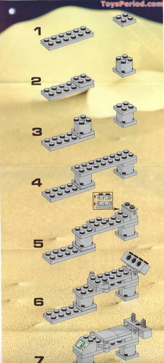 LEGO 6871 Star-Patrol Launcher Instructions and Parts List