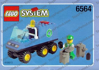 LEGO 6564 Recycle Truck Instructions and Parts List