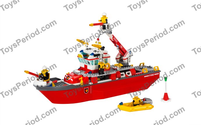 LEGO 7207 Fire Boat Set Parts List