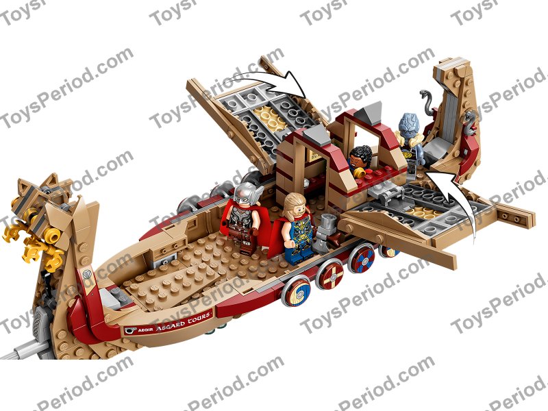 LEGO 76208 The Goat Boat Set Parts List