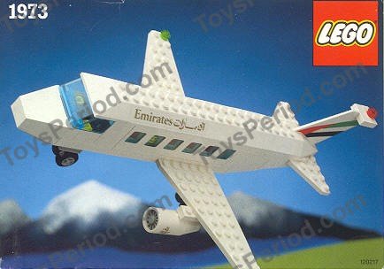 LEGO 1973 Emirates Airline Promotional Set, Airliner Instructions and ...