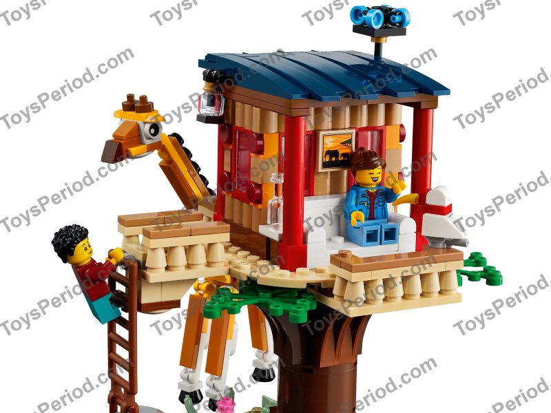 LEGO 31116 Safari Wildlife Tree House Set Parts List