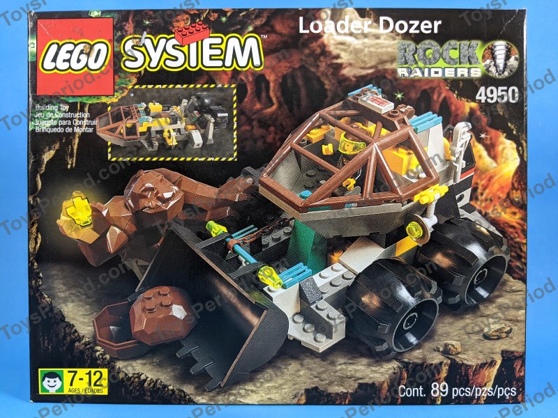 Town Theme Sets - LEGO 4950 Loader-Dozer Vintage 1999 Rock Raiders MISB New