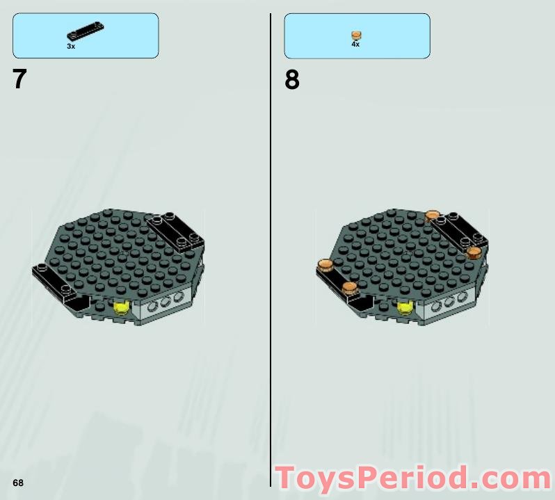 LEGO 6868 Hulk's Helicarrier Breakout Instructions and Parts List