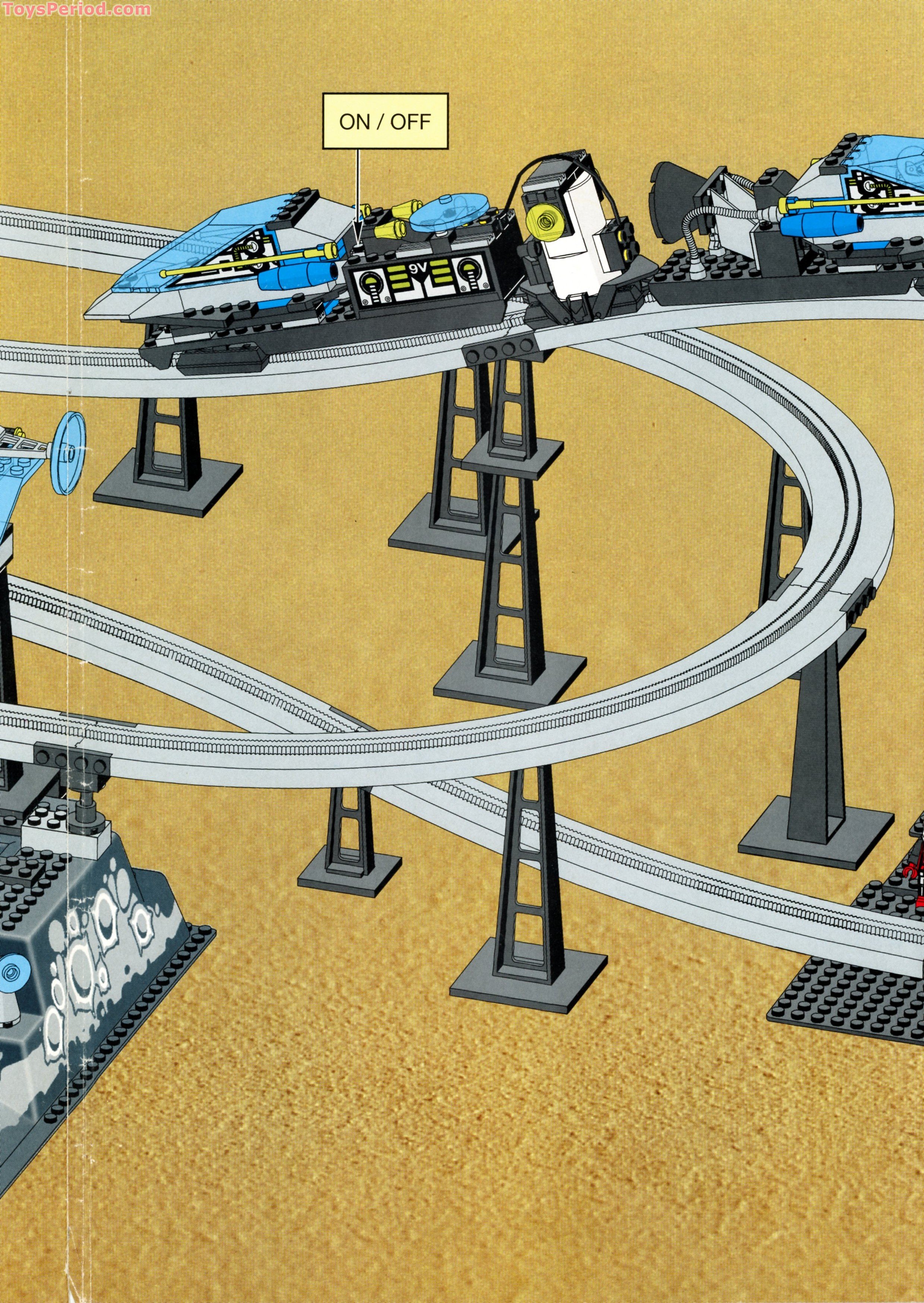 LEGO 6991 Monorail Transport Base Instructions and Parts List