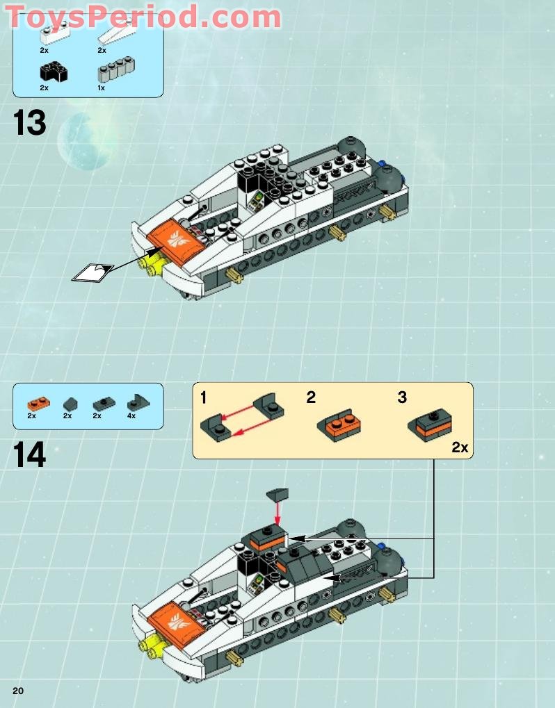 LEGO 70705 Bug Obliterator Instructions and Parts List