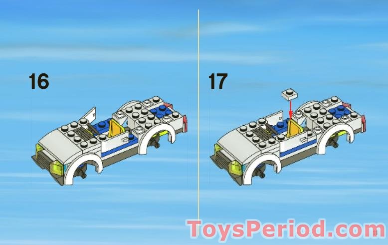 LEGO 7498 Police Station Instructions and Parts List