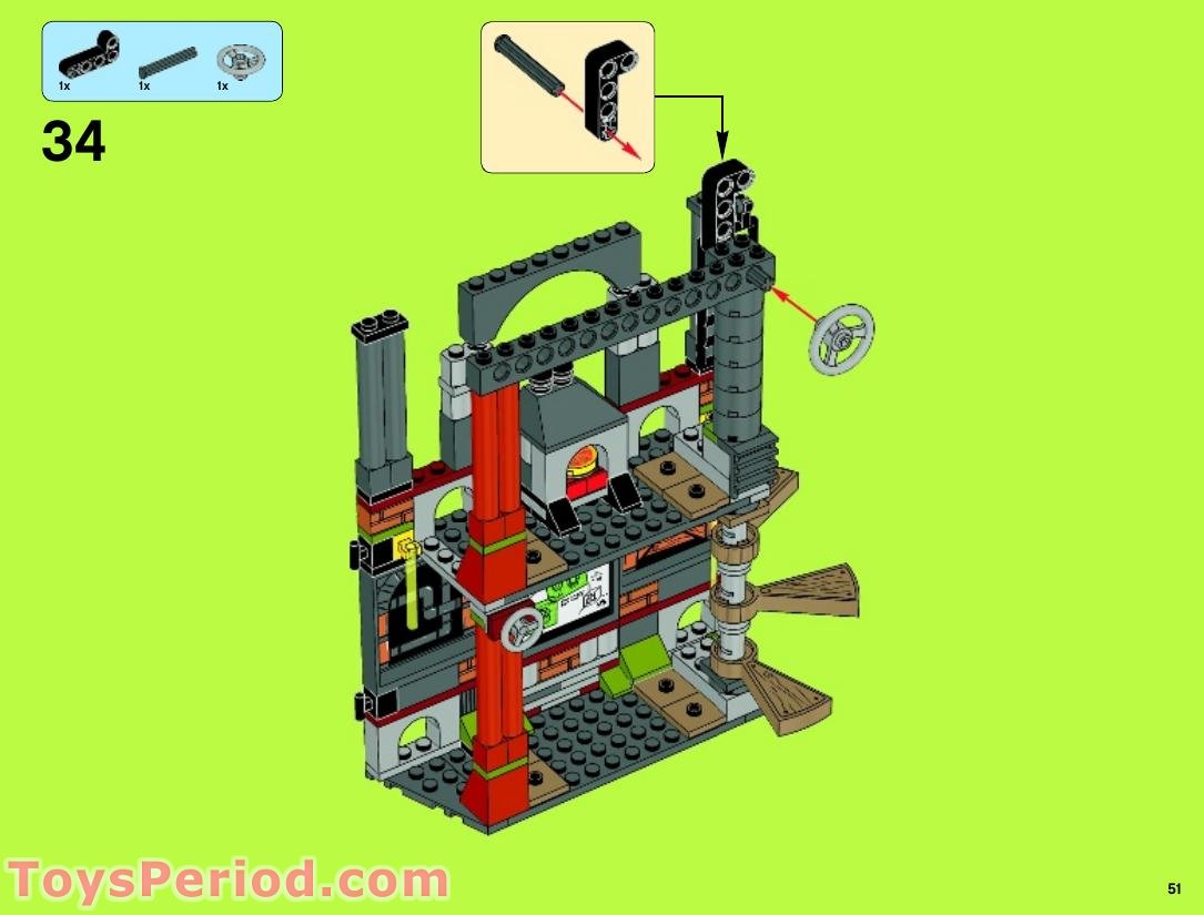 LEGO 79103 Turtle Lair Attack Instructions and Parts List