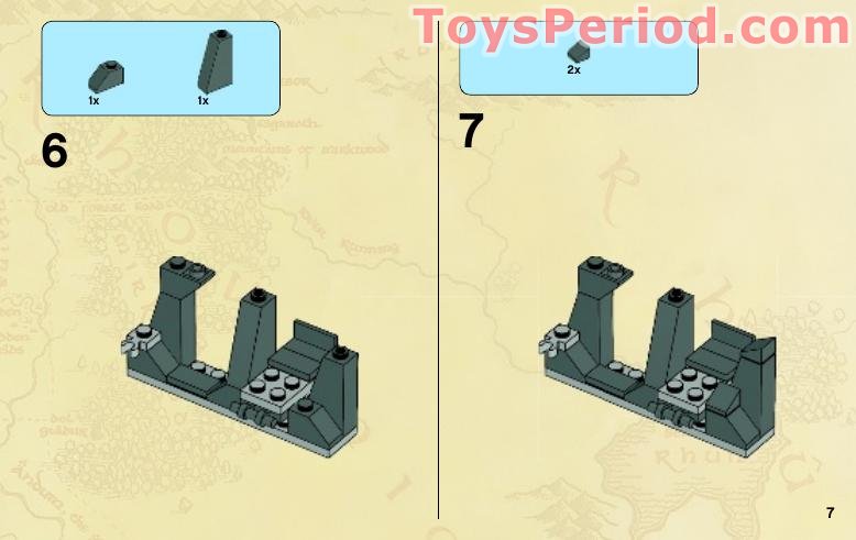 LEGO 9470 Shelob Attacks Instructions and Parts List