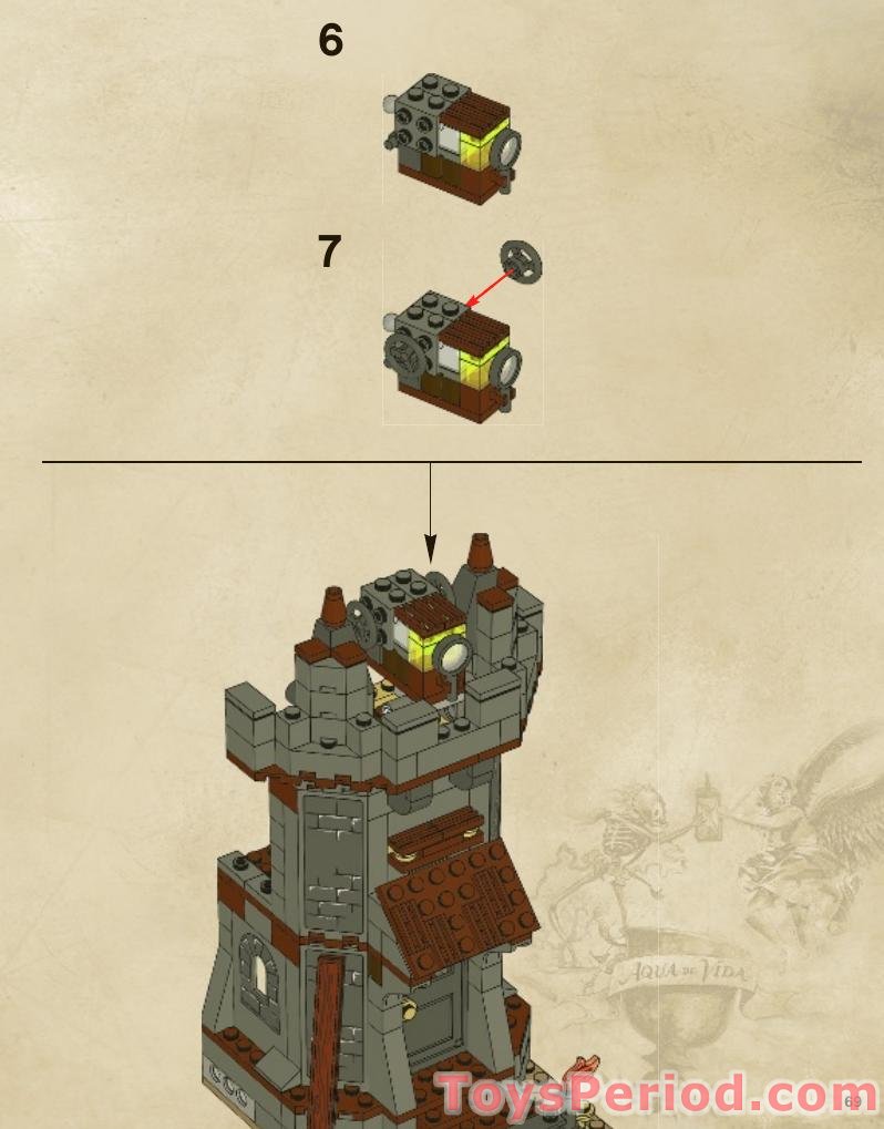 LEGO 4194 Whitecap Bay Instructions and Parts List