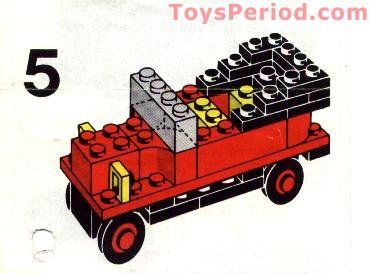 LEGO 610-1 Vintage Car Instructions and Parts List
