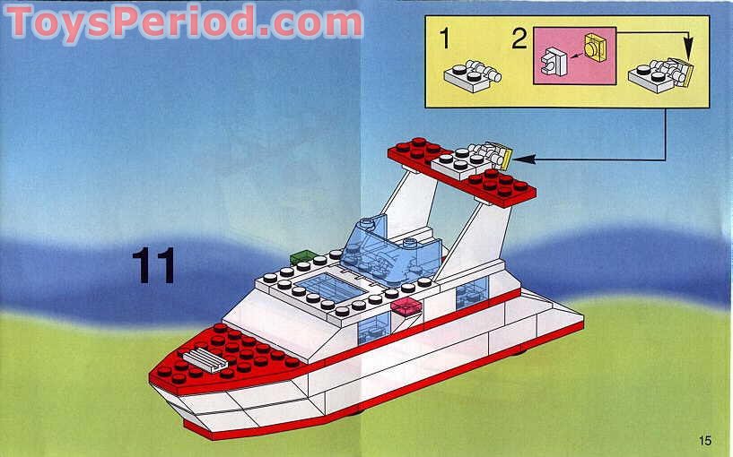 LEGO 1792 Pleasure Cruiser Instructions and Parts List