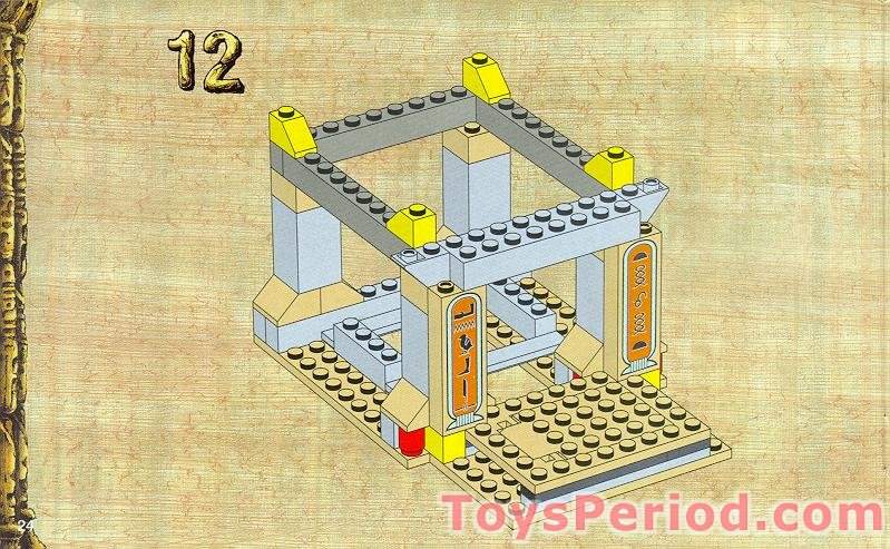 LEGO 3722 Treasure Tomb - TRU Instructions and Parts List