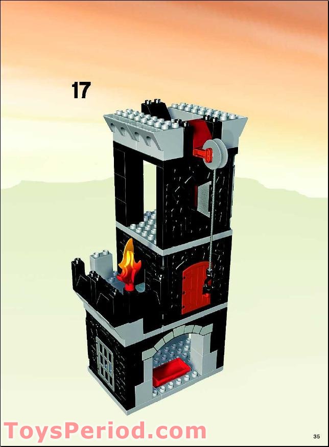 LEGO 4785 Black Castle Instructions and Parts List