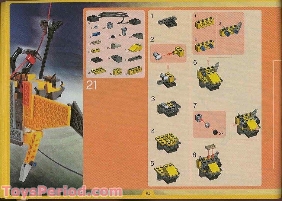 LEGO 4094 Motor Movers Instructions and Parts List