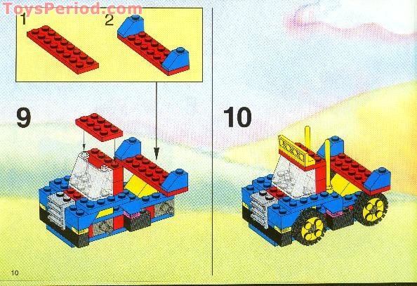LEGO 4222 Challenger Set 300 Instructions and Parts List