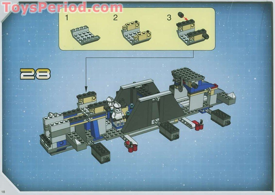 LEGO 4482 AT-TE Instructions and Parts List